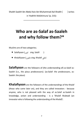 What is Salafiyah [English] | PDF