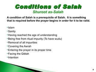 Salah(2) Conditions | PPT