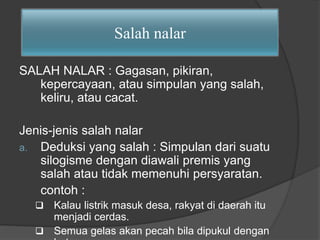 Salah nalar | PPT