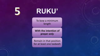 Fiqh of Salah part 2 | PPTX