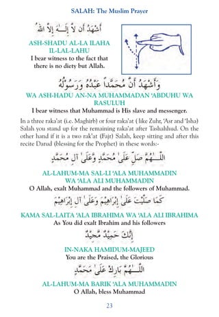 Salah (the Muslim prayer) | PDF