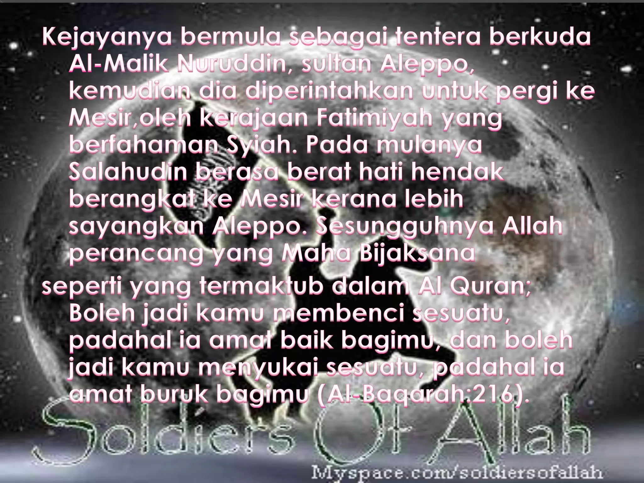 Semangat Perjuangan Salahuddin alayyubi pelajaran Sejarah kebudayaan ...