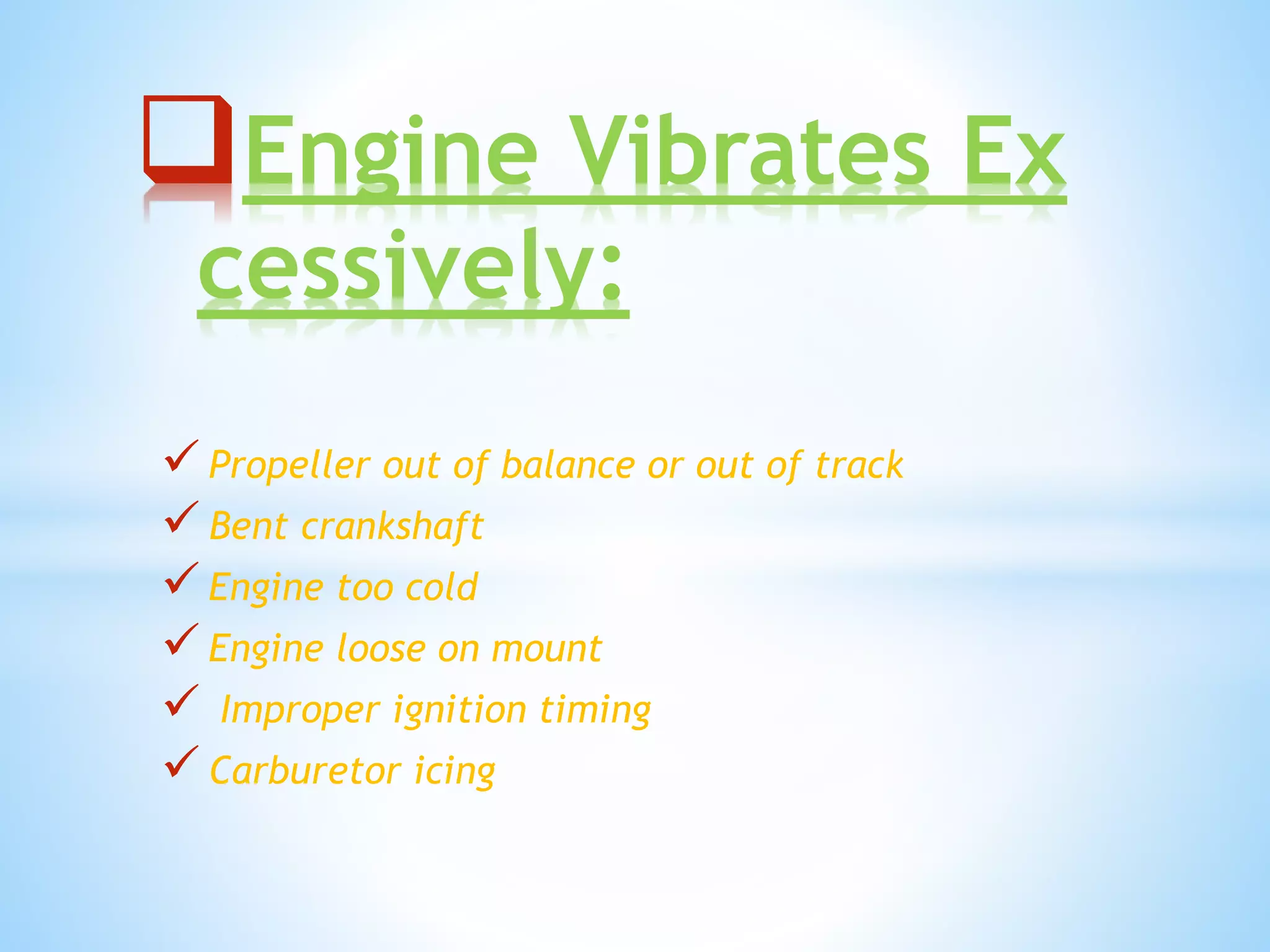 Troubles in Engine system | PPTX