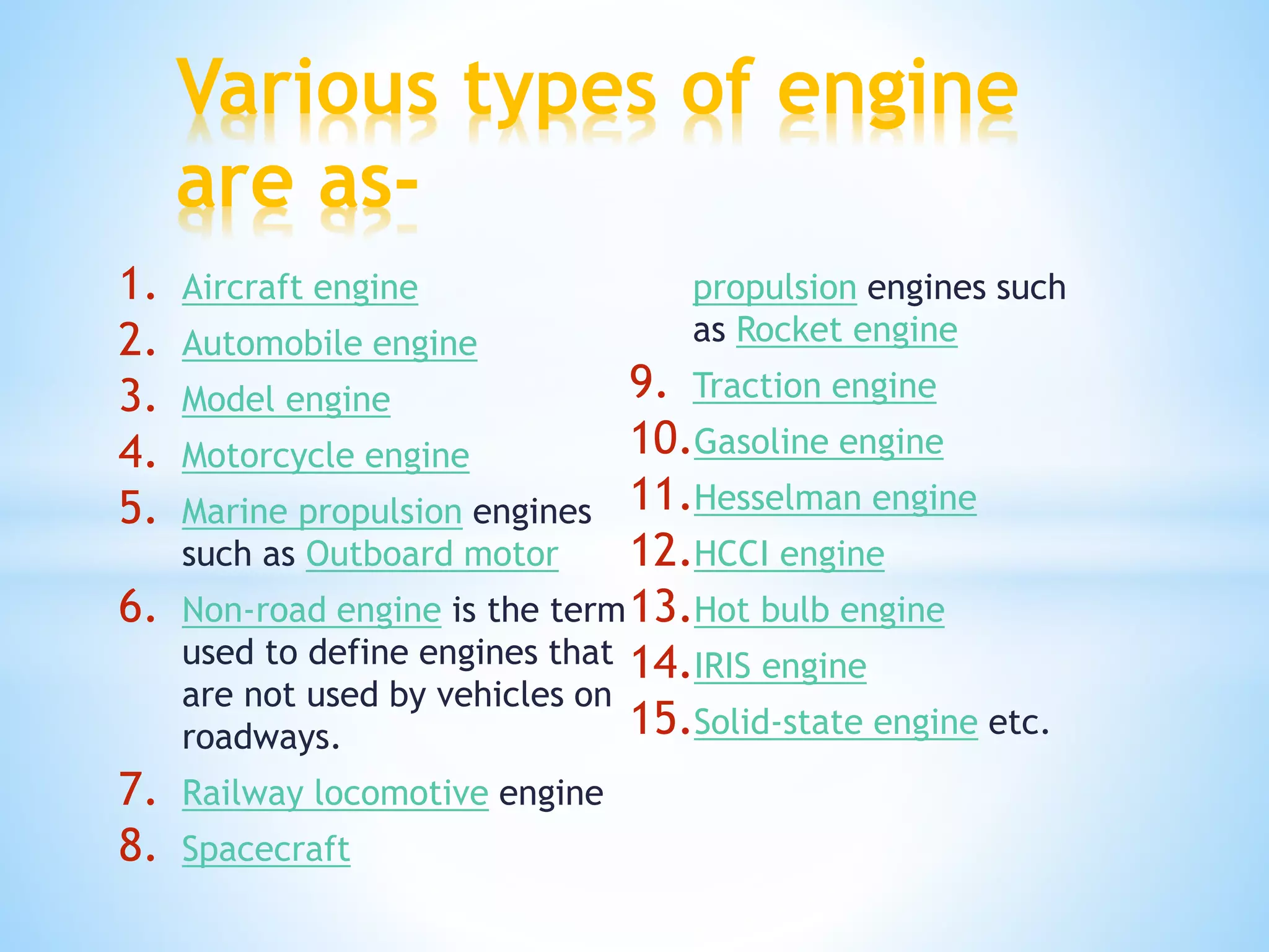 Troubles in Engine system | PPTX