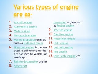 Troubles in Engine system | PPTX
