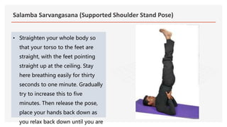 Salamba Sarvangasana (Supported Shoulder Stand Pose) | PPT