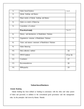 Salam based business | DOCX | Business Accounting & Finance | Business