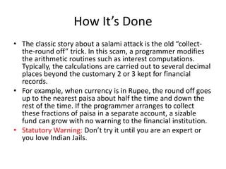 Salami attack | PPTX