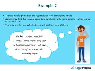 Avoid salami slicing and duplicate publication | PPTX