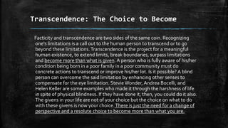 The Human Person and the Project of Transcendence | PPTX