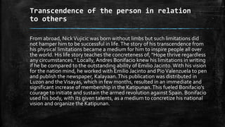 The Human Person and the Project of Transcendence | PPTX