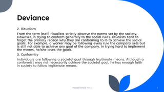 Social Control, Conformity, and Deviance | PDF