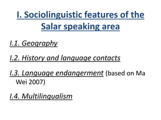 Salar-Tibetan Contact and the Evolution of the Salar Verbal (Evidential ...
