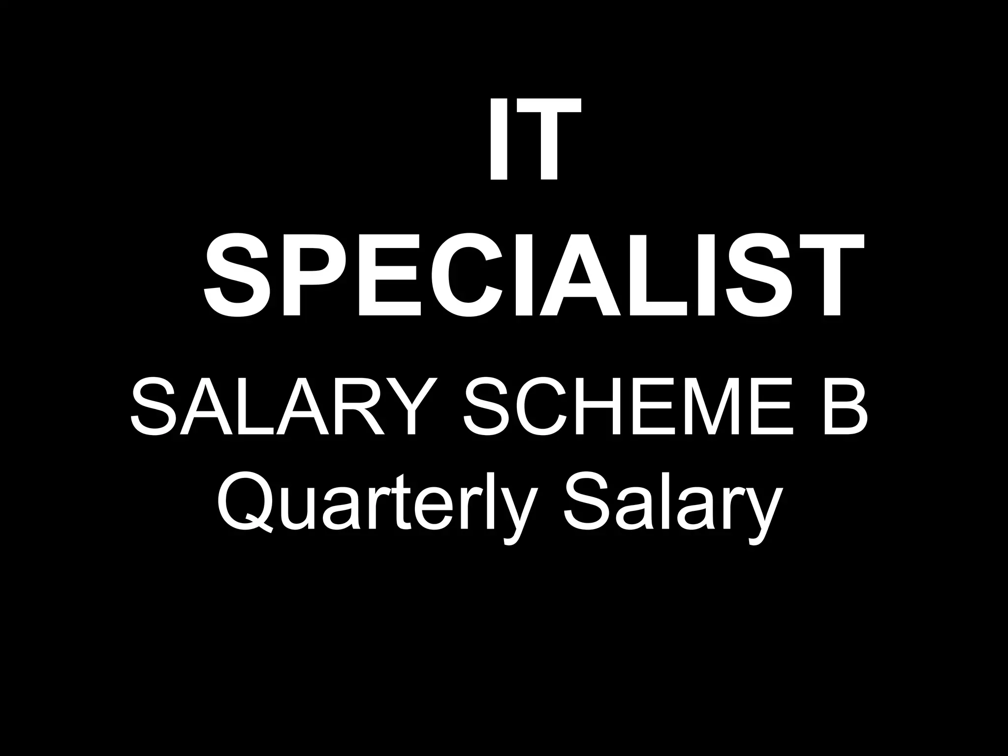 Salary scheme (1) | PPTX