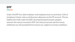 Salary Components - The ultimate tax saving hack | PPTX