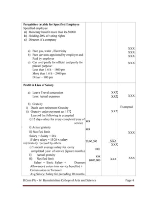 Salary format for assessment year 20 - 21 | PDF | Personal Taxes ...