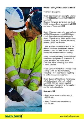 Salary guide and career path of a safety professional | PDF