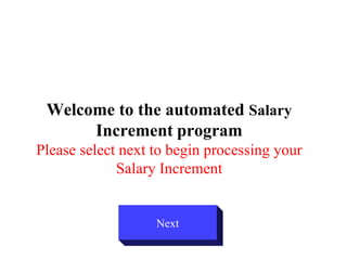 Salary increment | PPS