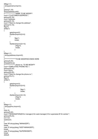 SALARY MANAGEMENT SYSTEM IN C++ | DOC