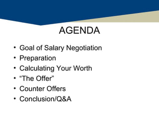 Salary negotiation | PPT