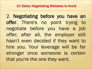 purpose of Salary Negotiation and benefits to HR | PPT