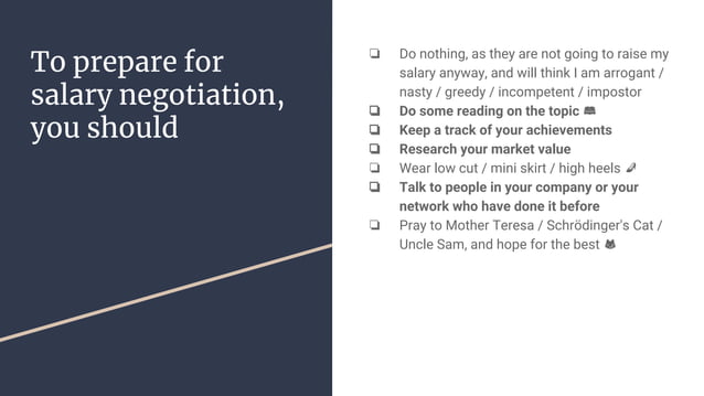 Salary Negotiation Workshop by Natalie Cernecka | PPT