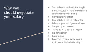 Salary Negotiation Workshop by Natalie Cernecka | PPT
