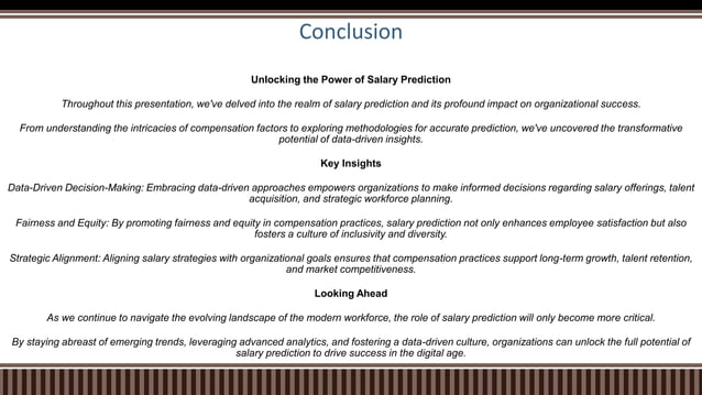 Salary Prediction: Data Analytics Project | PPTX | Human Resources ...