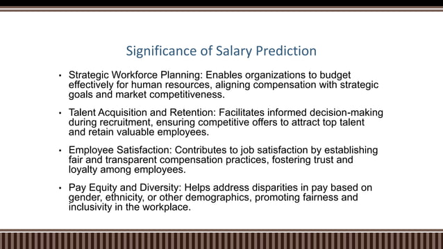 Salary Prediction: Data Analytics Project | PPTX | Human Resources ...