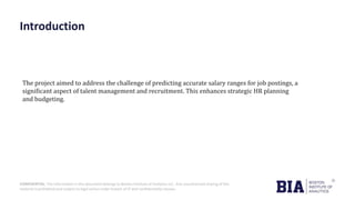 Salary Prediction: Harnessing Data for Informed Compensation Insights | PPT