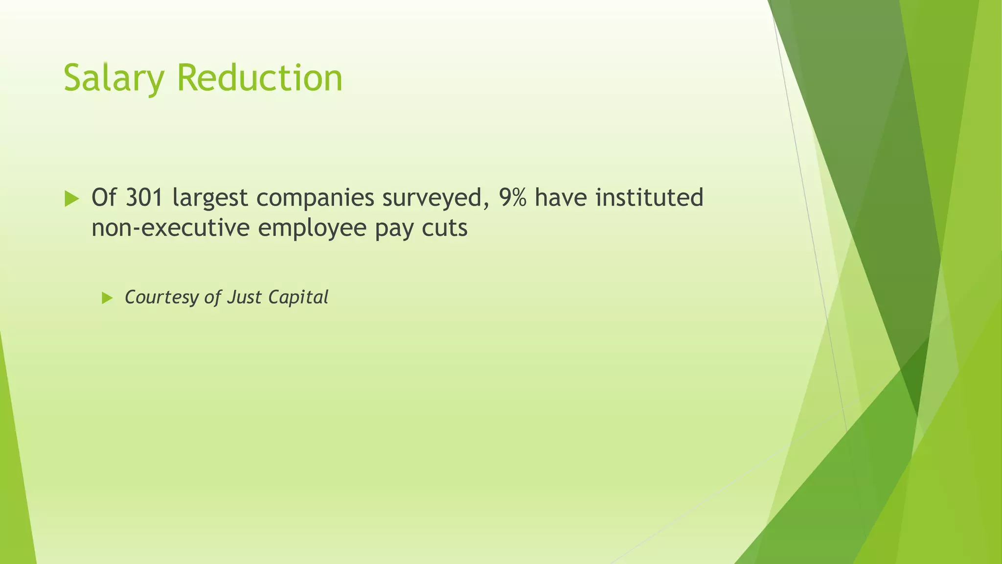 Salary reductions presentation june 2020 with formatting | PPT