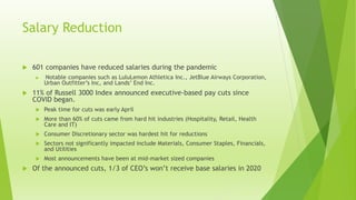 Salary reductions presentation june 2020 with formatting | PPT