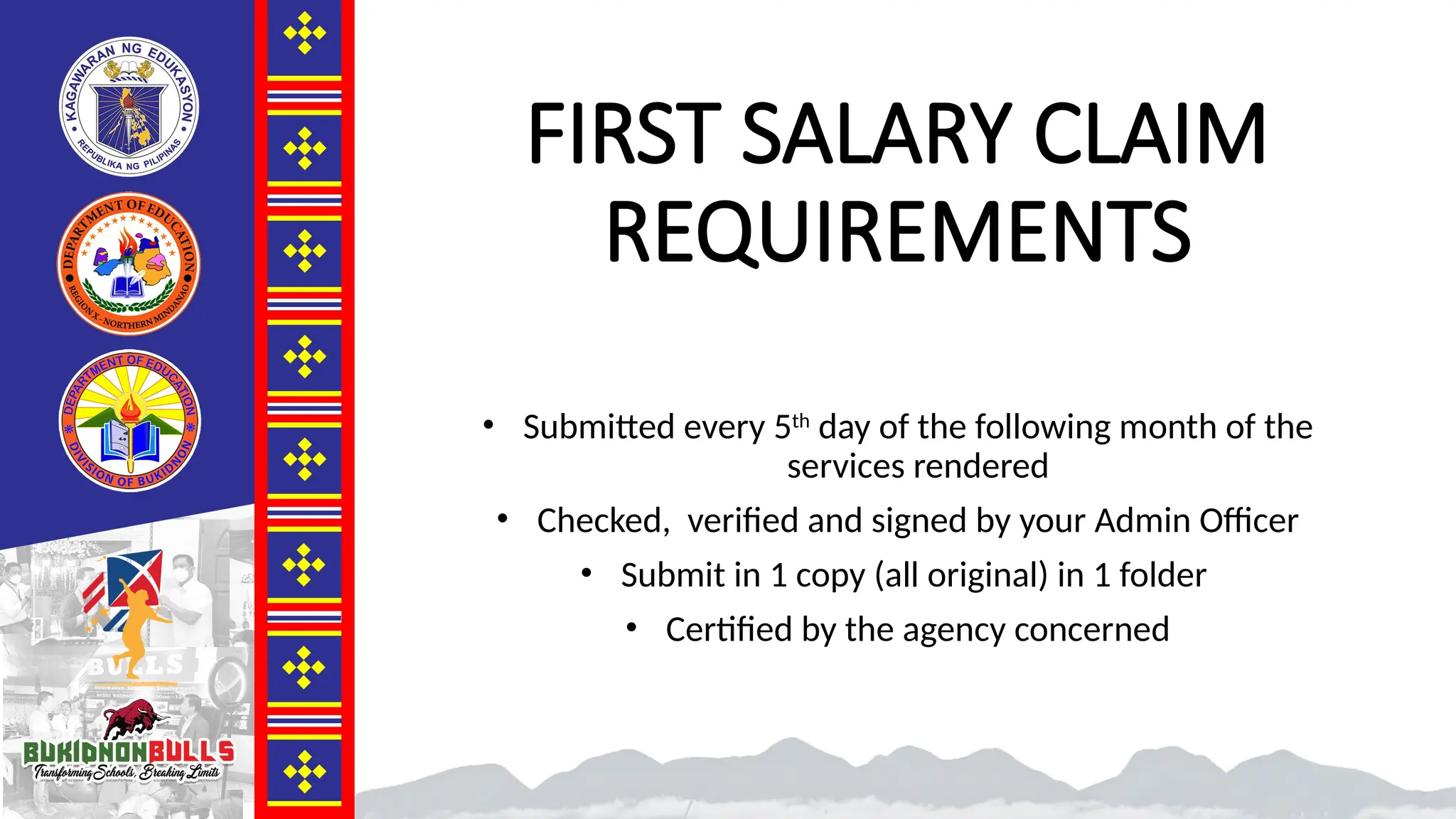 Salary Requirements for newly hired personnel in DepEd.pptx