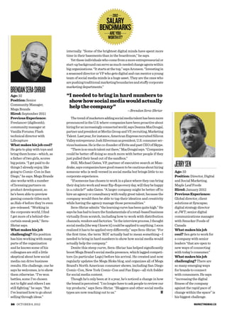 Marketing Magazine 12th Annual Marketing Salary Benchmark Report | PDF