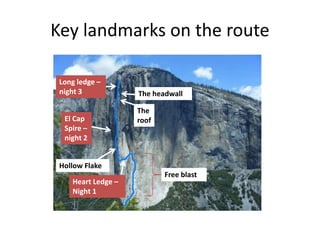 El Capitan Salathe wall ascent, Yosemite National Park | PPT