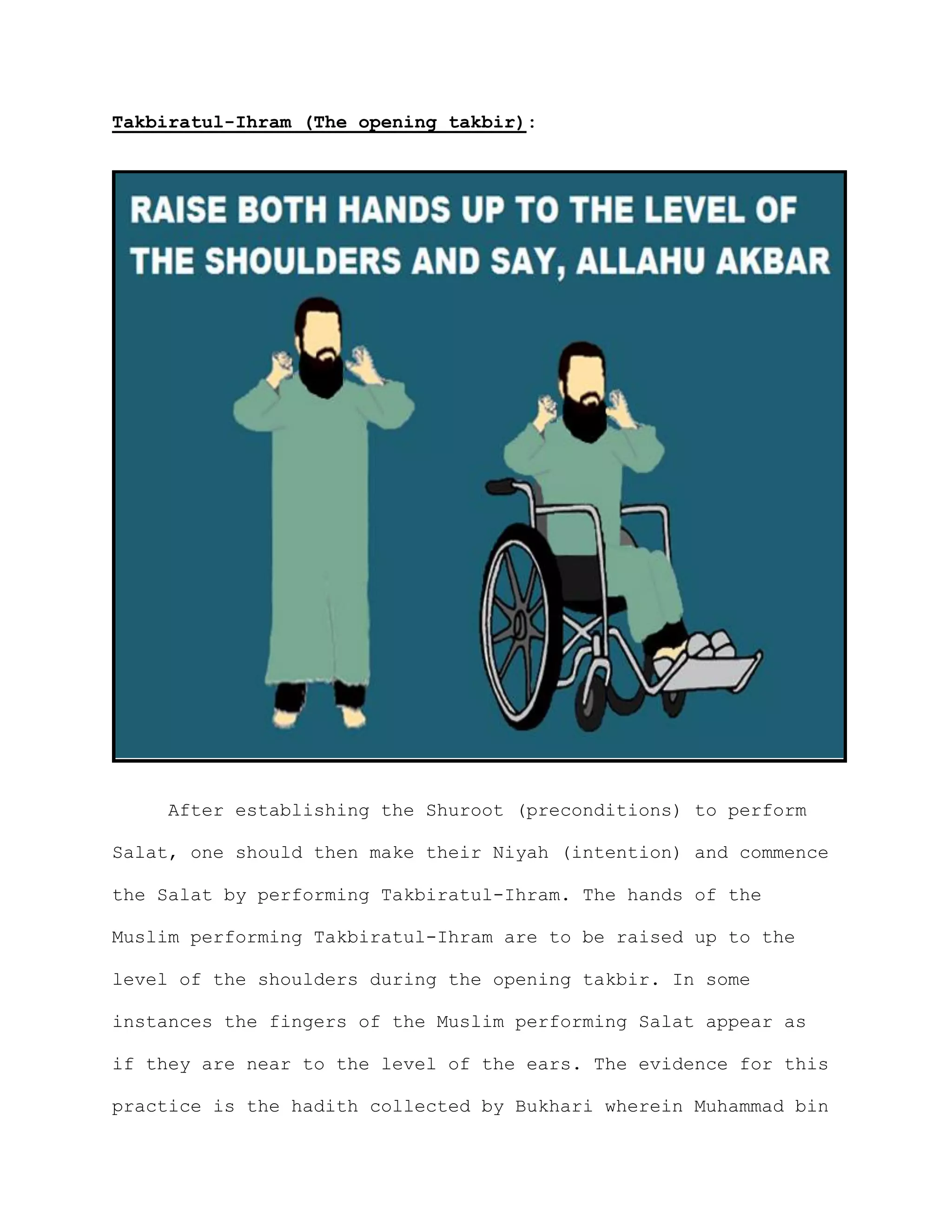 Salat (salah) for those muslims whom are either disabled or plagued ...
