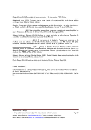 Salazar y curiel ciudad y riesgo | PDF