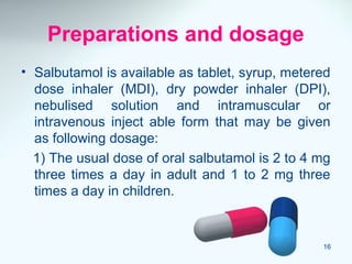 Salbutamol | PPT