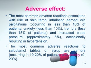 Salbutamol | PPT | Free Download