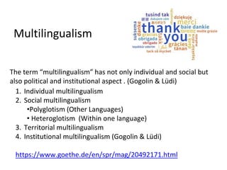 MULTICULTURALISM AND MULTILINGUALISM IMPACTS ON THE PASHTUN NATION ...