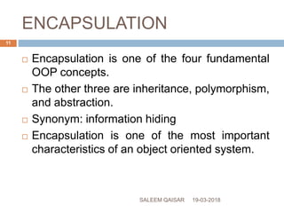 JAVA by Saleem Qasiar | PPT | Free Download