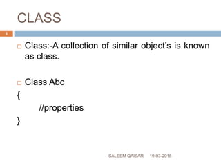 JAVA by Saleem Qasiar | PPT | Free Download