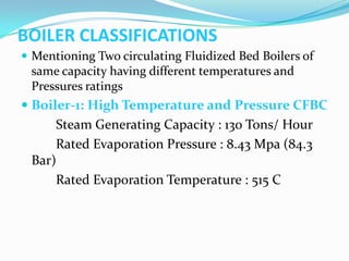 Boilers Classifications and Cost per kWh | PPTX