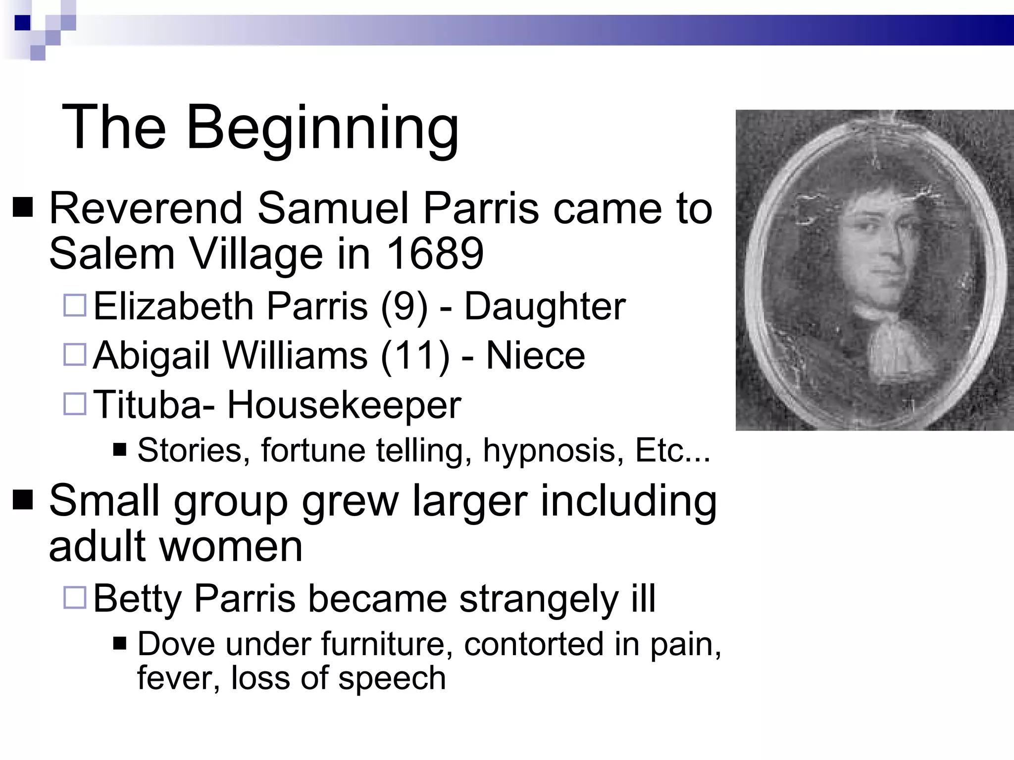 Salem witchcraft trials | PPT