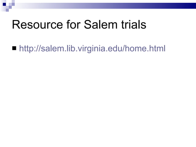 Salem witchcraft trials | PPT | Paranormal Phenomena | Hobbies & Interests