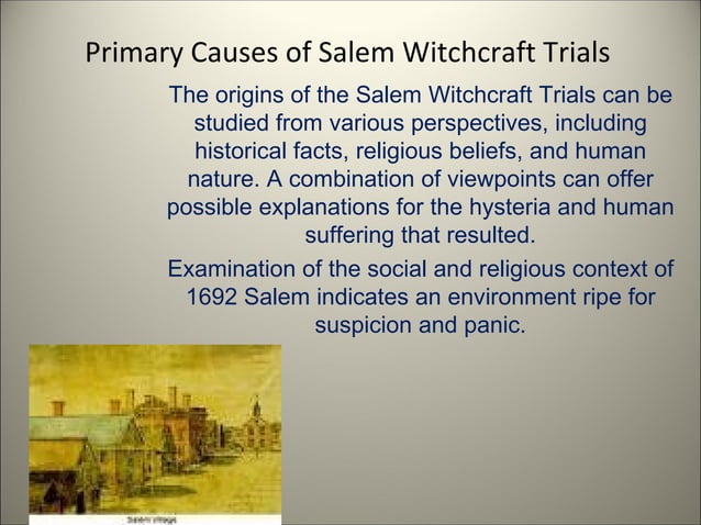 Salem witchcraft trials 1692 | PPT | Christianity | Religion & Spirituality