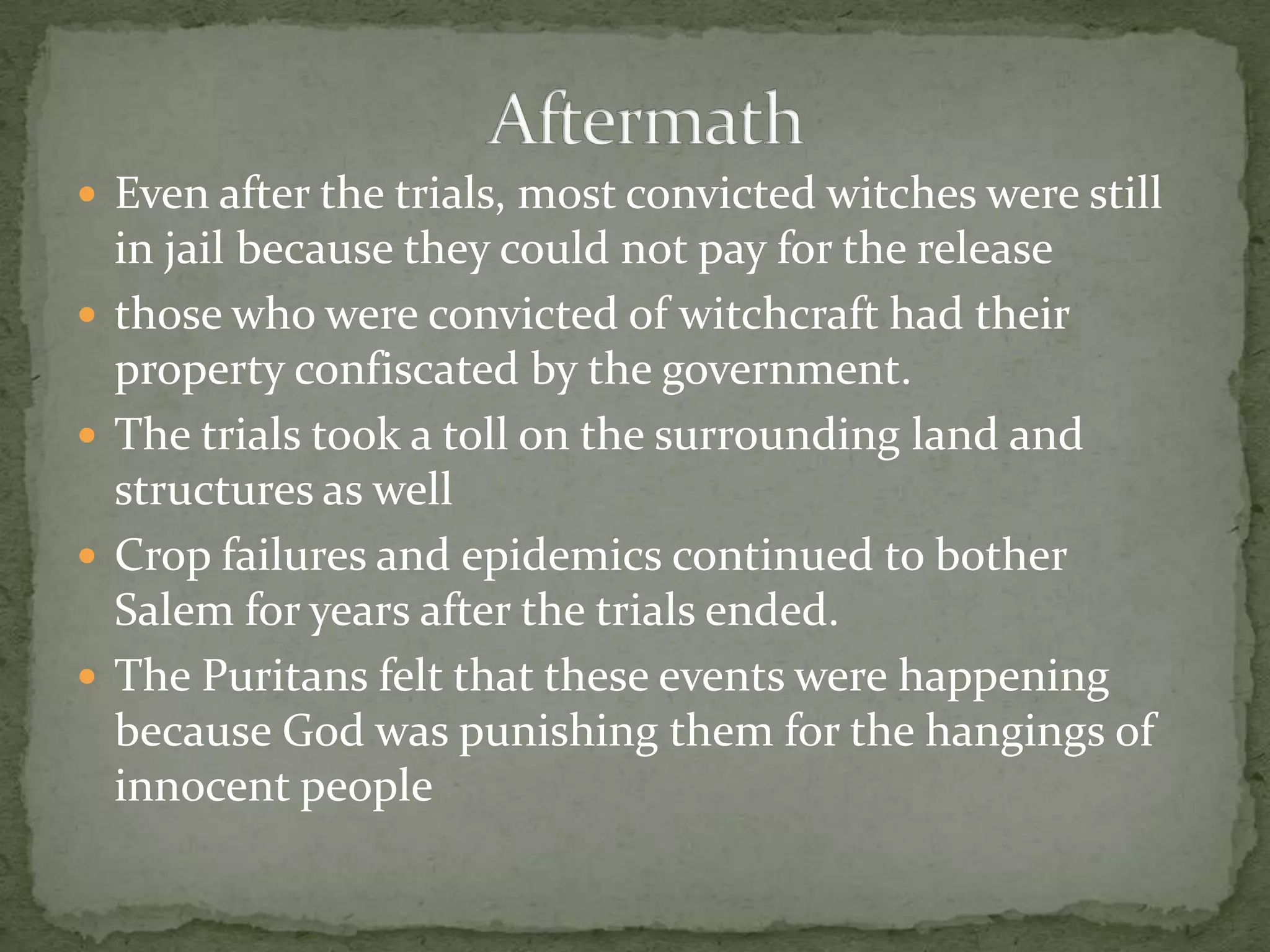 Salem witch trials | PPTX