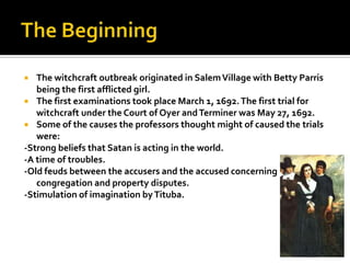 Salem Witch Trials | PPTX