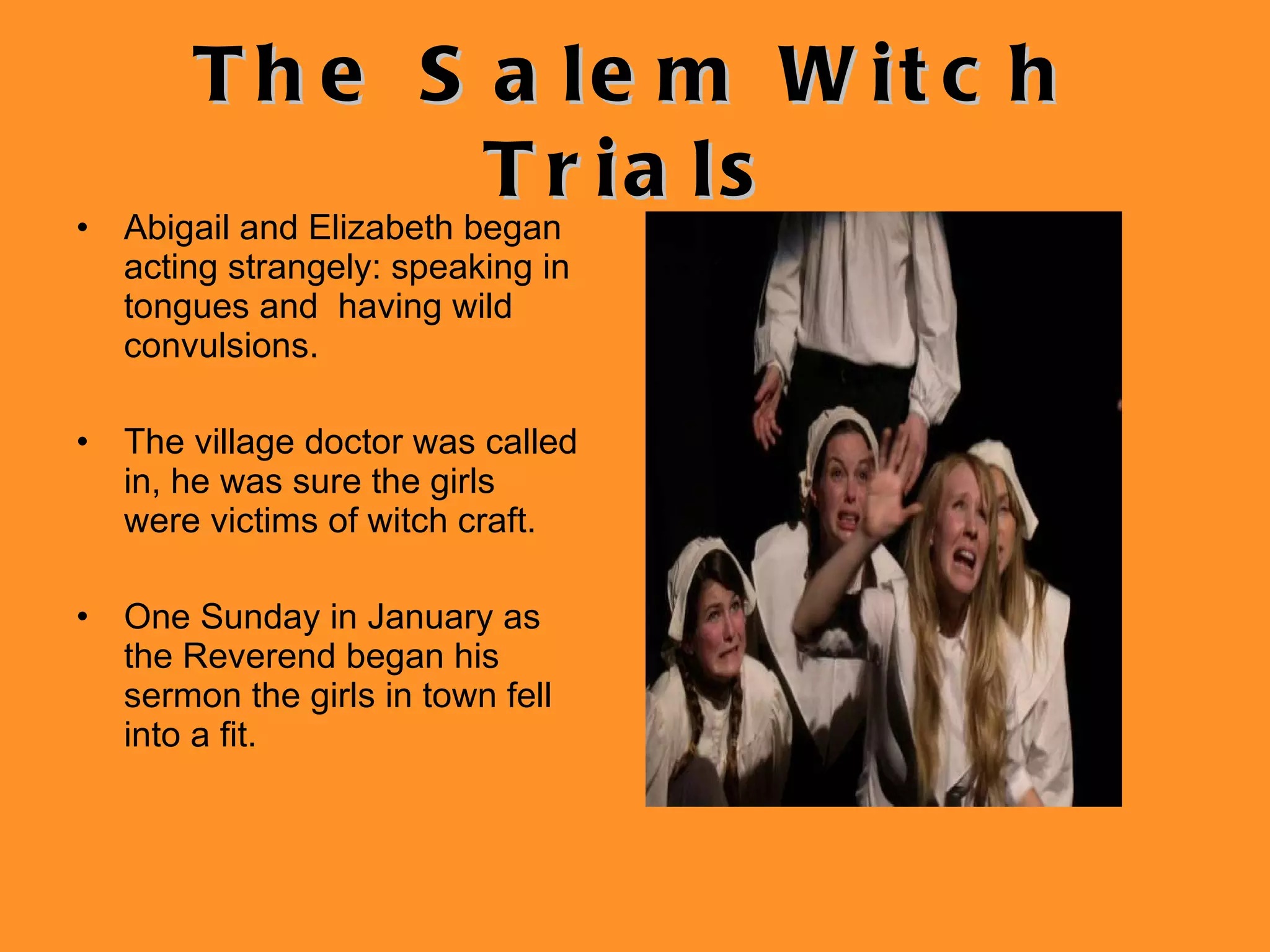 Salem witch trials | PPT