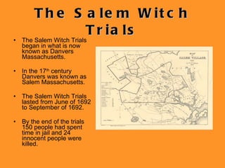 Salem witch trials | PPT